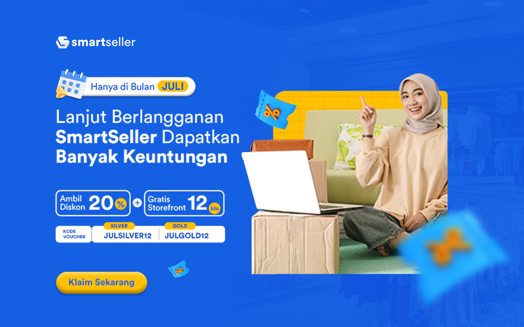 Diskon 20% + Gratis Storefront 12 Bulan - Blog SmartSeller Diskon 20% + Gratis Storefront 12 Bulan - Blog SmartSeller